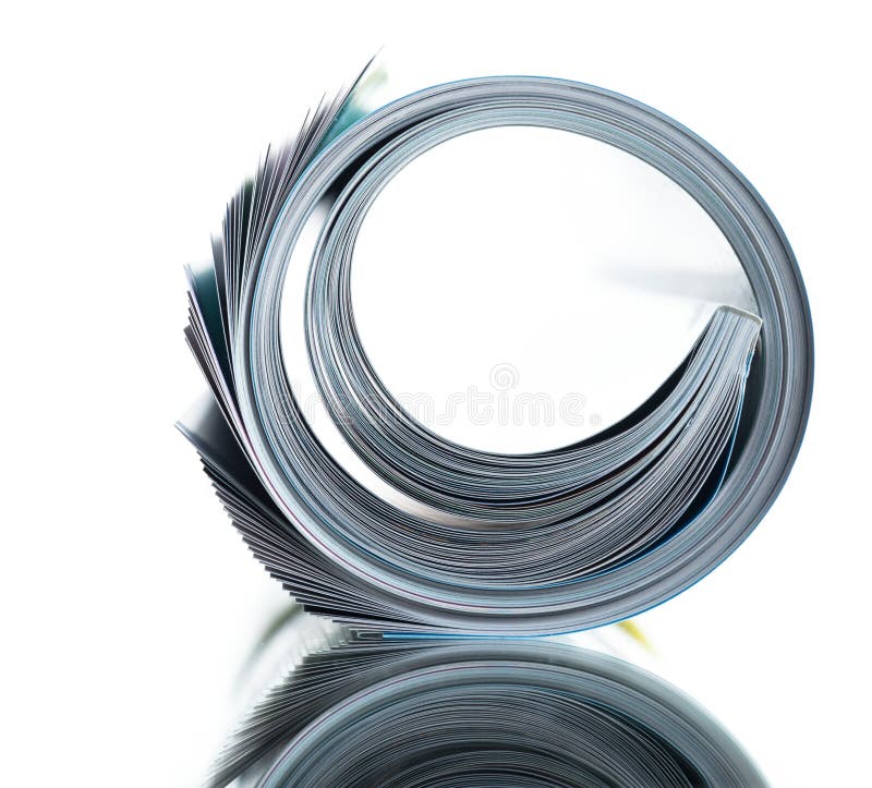 Roll of magazine stock image. Image of advice, communication - 164415631