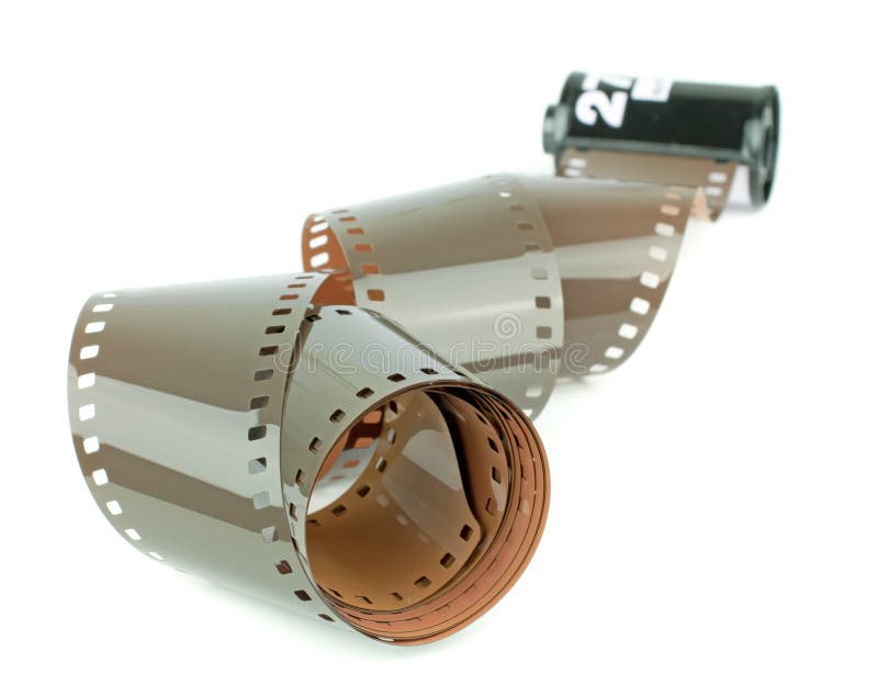 A roll of 35mm camera film stock photo. Image of photo - 100526766