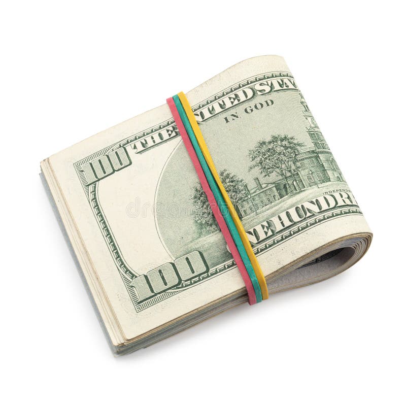 Roll of money stock image. Image of investment, bill, roll - 6570191