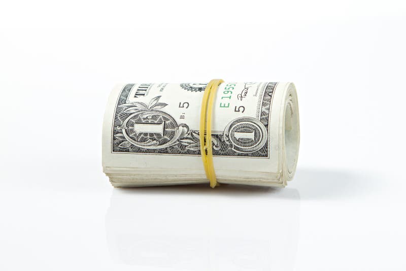 Roll of money stock photo. Image of expenses, banknote - 58928104