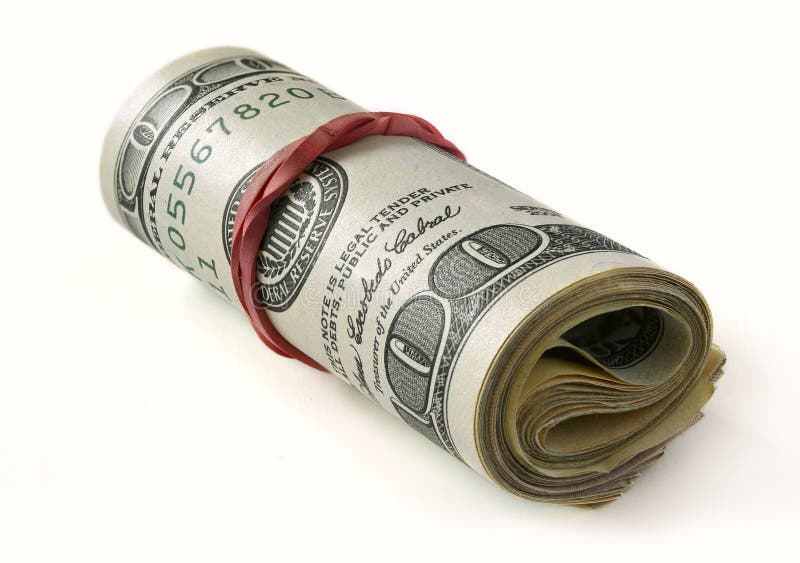Roll of money stock image. Image of abstract, dollar - 35703689