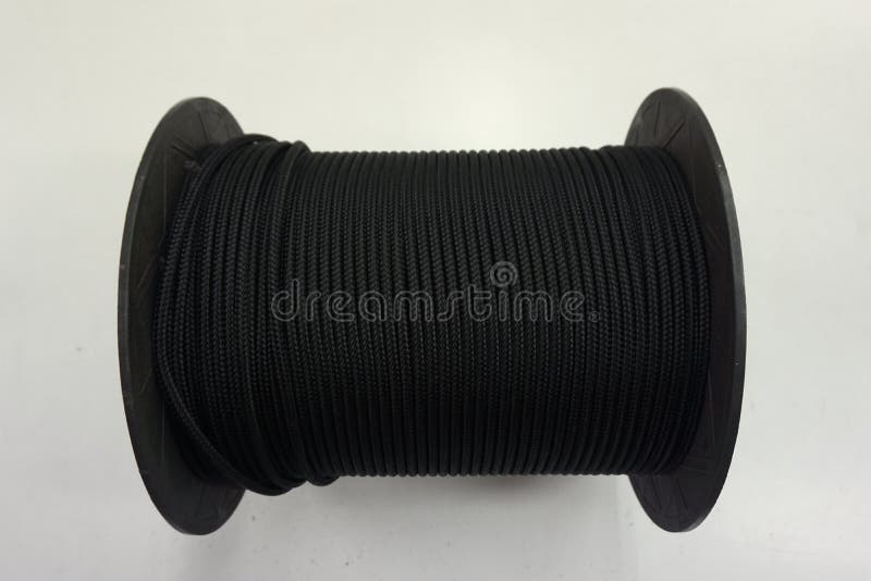 Roll of nylon rope stock photo. Image of closeup, object - 79500732