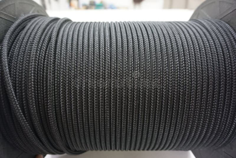Roll of nylon rope stock photo. Image of closeup, object - 79500732