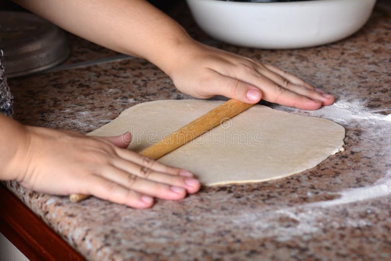 Roll out the dough stock photo. Image of knead, cooking - 62344528