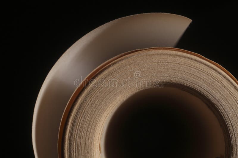 Paper roll stock image. Image of sparse, shape, scroll - 11383181
