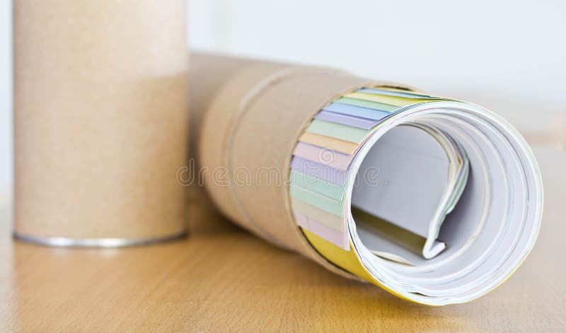 Roll of paper. stock photo. Image of gleam, object, multiple - 25898278