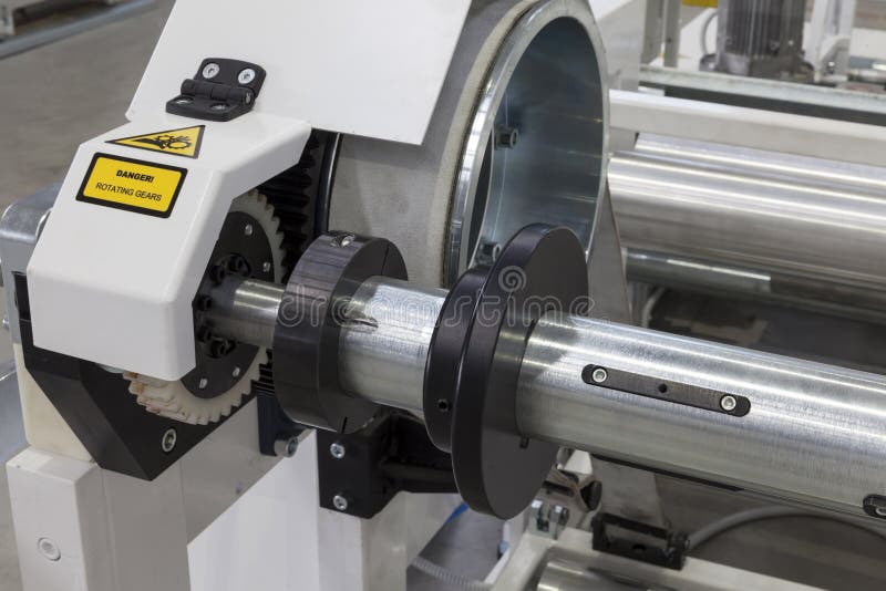 Roll paper machine stock image. Image of speed, paper - 61040821