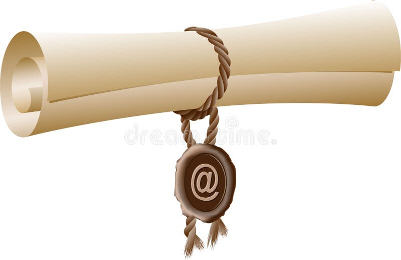 Roll stock vector. Illustration of email, deliver, delivery - 32213302