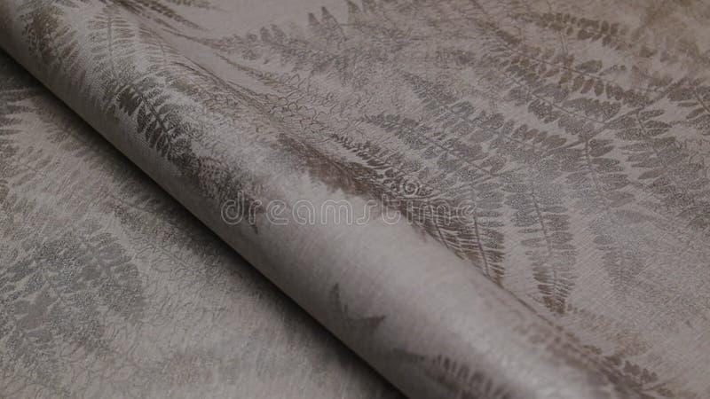 Roll of Paper Wallpaper on the Wall with Texture, Camera Movement ...