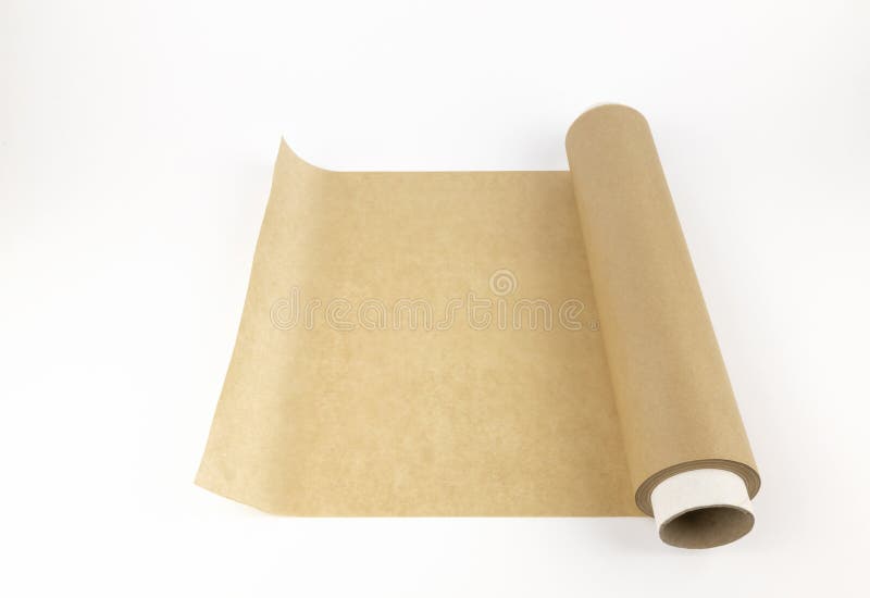 Roll of Parchment Paper, Baking Paper. the Concept of the Confectionery ...