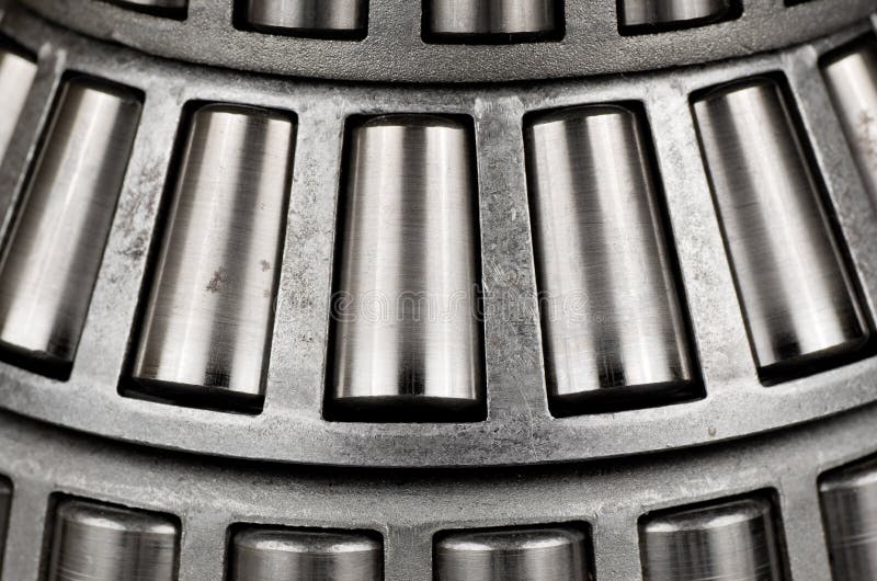 Roll Pin Bearings Closeup stock photo. Image of metal - 24067270