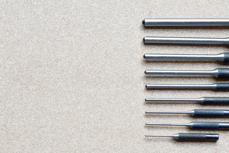 Roll Pin Punch Set Tools for Remove Pin or Latch of Any Mechanic Stock ...