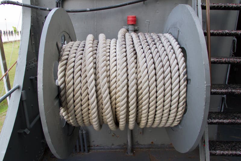 Roll of the rope stock photo. Image of braided, hang - 34424352