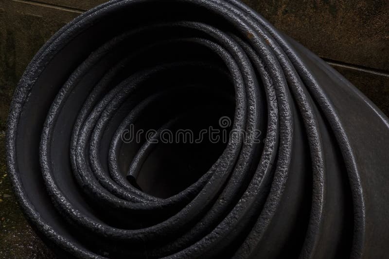 Roll of Rubber Membrane Waterproofing Stock Photo - Image of bitumen ...