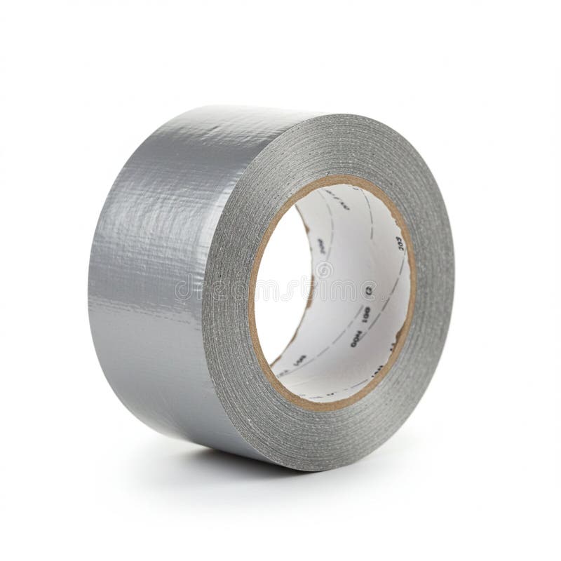 A Roll of Silver Duct Tape with a Fabric-like Texture, Measuring about ...