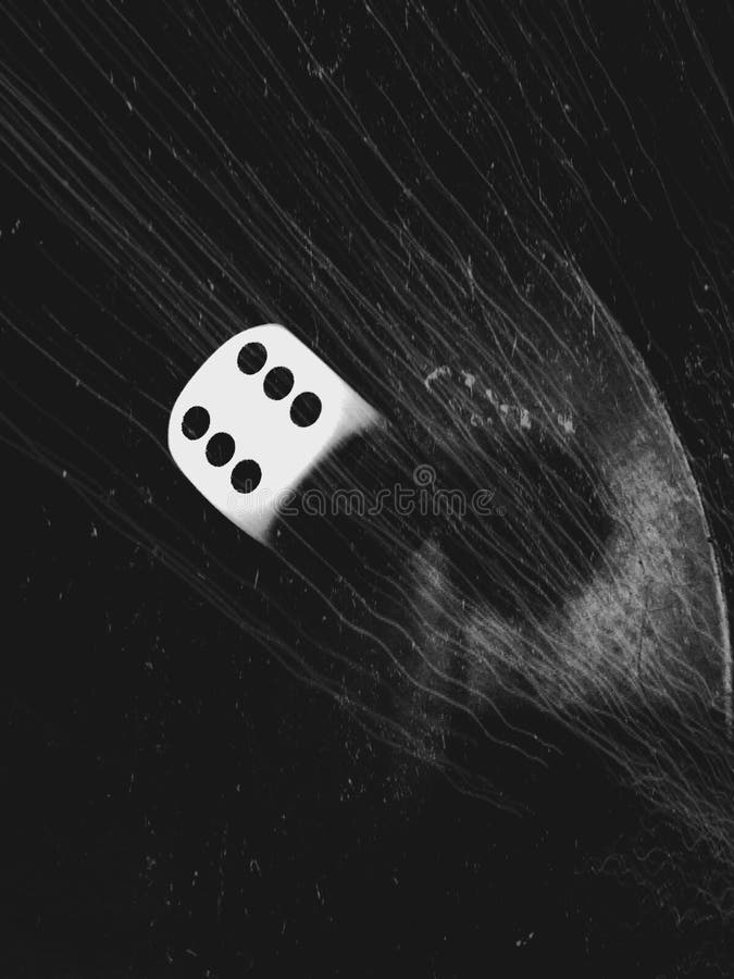 Roll a six stock image. Image of black, lucky, white - 69465653