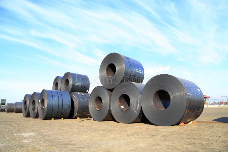 Roll steel stock photo. Image of fabrication, steel - 172448204
