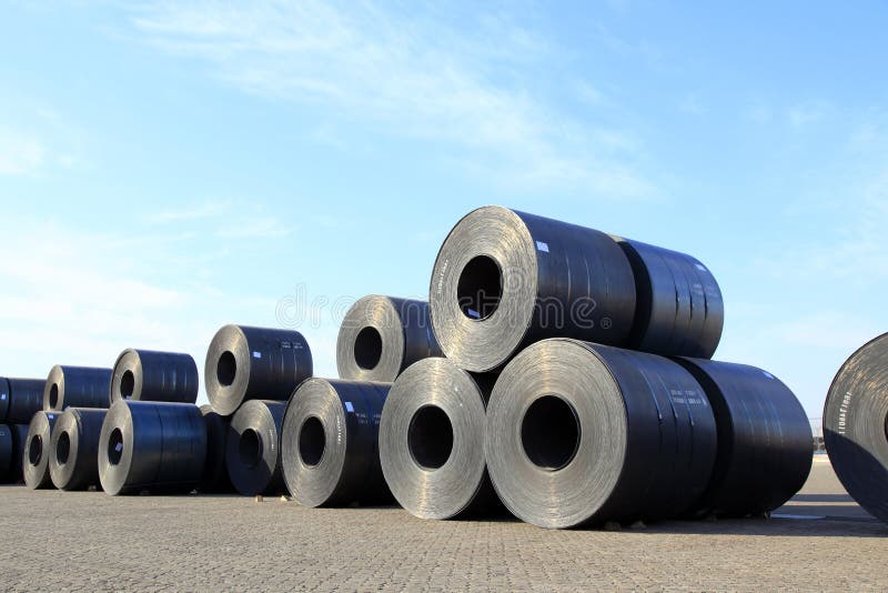 Roll steel stock photo. Image of strong, heavy, industry - 172448458