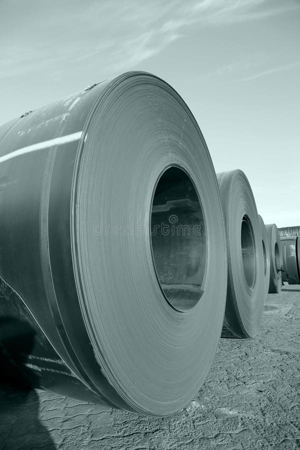 Roll steel stock photo. Image of ironworks, strong, grey - 172450862