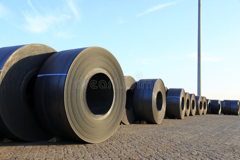 Roll steel stock image. Image of strong, packed, sheet - 172451527