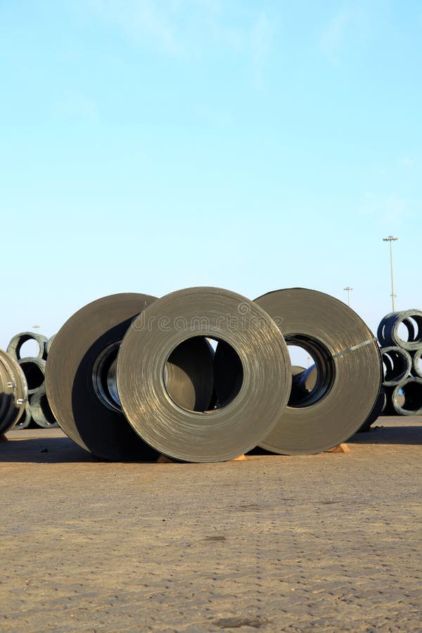Roll steel stock image. Image of grey, strong, aluminum - 172456567