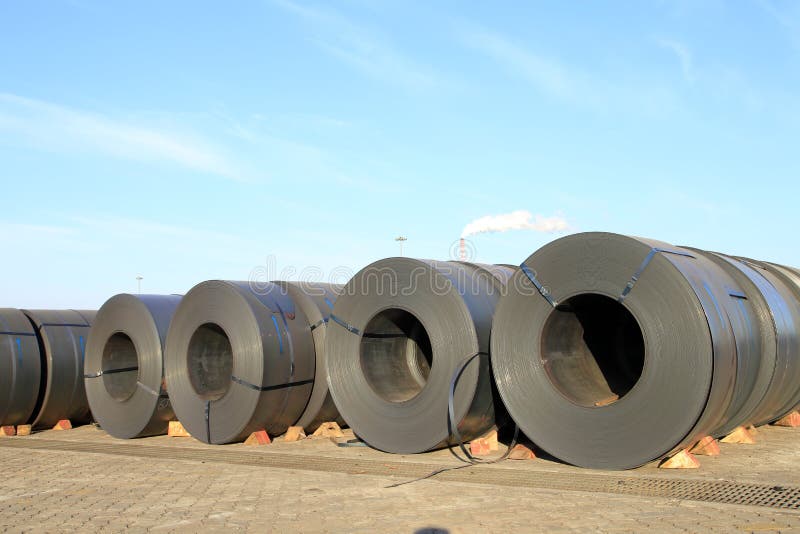 Roll steel stock photo. Image of metal, silver, background - 172456820