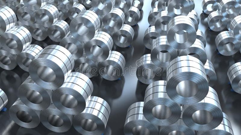 Roll Steel, Stainless or Galvanized Steel Coil Inside Factory or ...