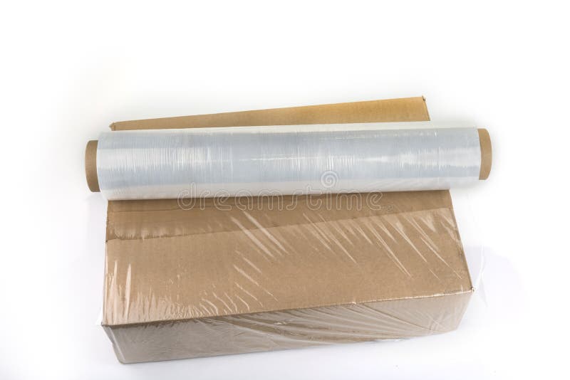 Stretch Foil, Polythene Film Stock Photo - Image of polymer, packaging ...