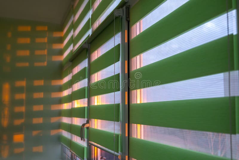 Roll System Day and Night on Sun Set Stock Photo - Image of cozy, light ...