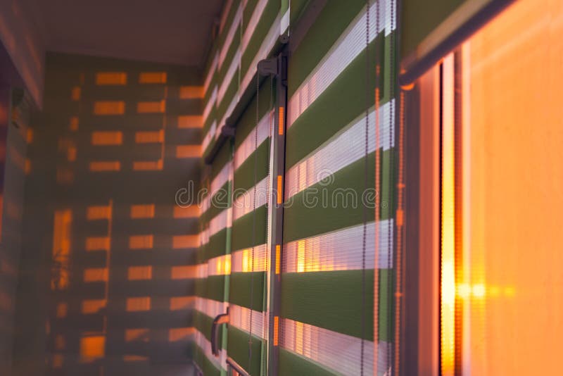 Roll System Day and Night on Sun Set Stock Photo - Image of dark ...