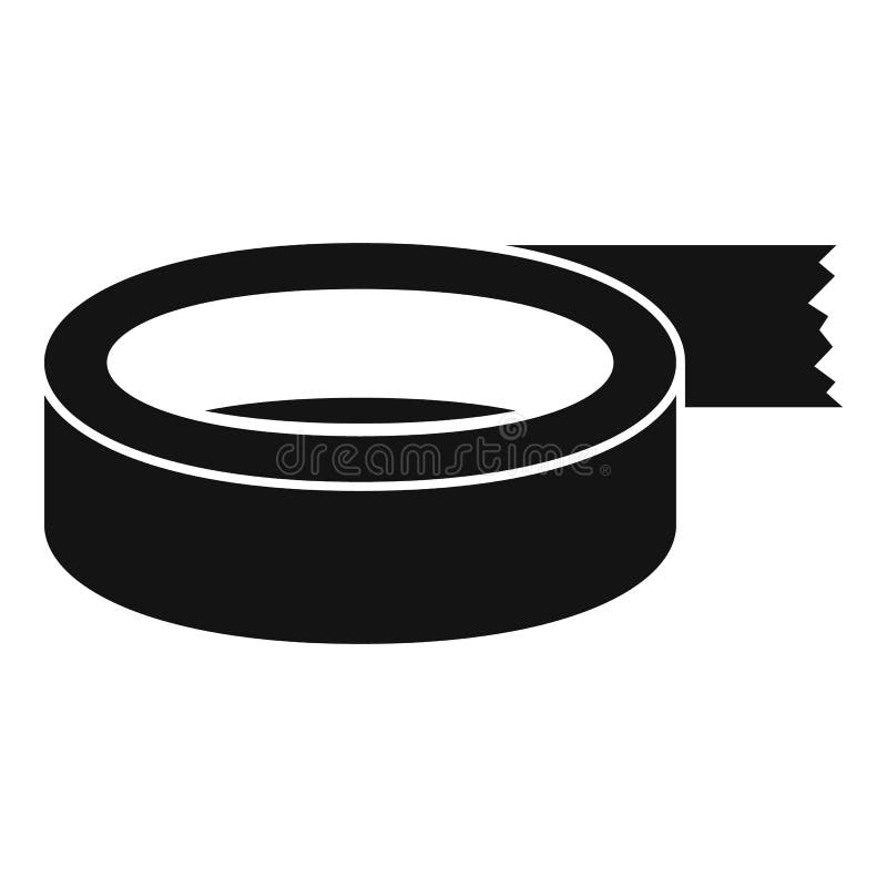 Roll Tape Icon, Simple Style Stock Vector - Illustration of insulation ...