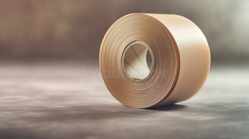 A Roll of Tape Sitting on a Table, Ready for Use Stock Illustration ...