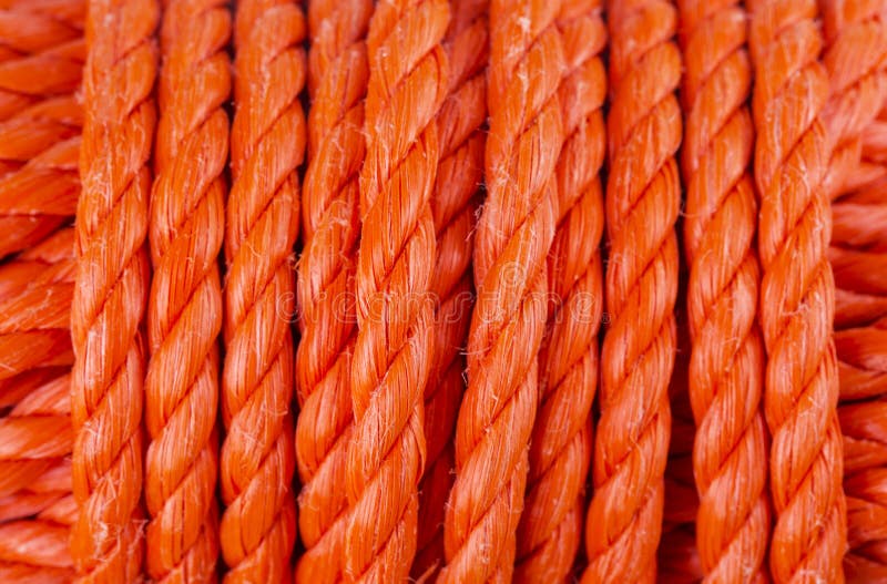 Roll Texture of Red Nylon Rope Stock Image - Image of bunch, abstract ...