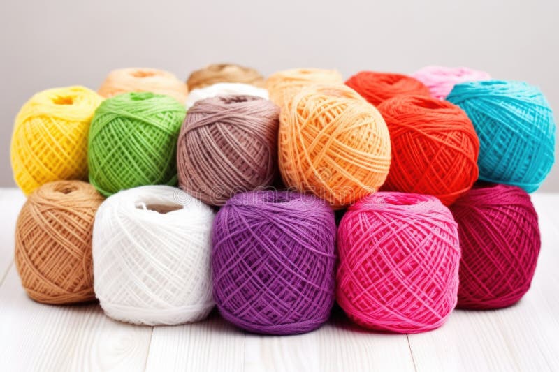 A Roll of Thick, Braided Binding Thread Stock Illustration ...