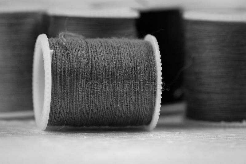 Craft and Sewing Tools on Gray Background Stock Photo - Image of ...