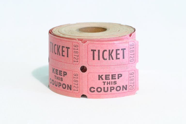 Roll of Tickets stock image. Image of draw, chance, close - 49723