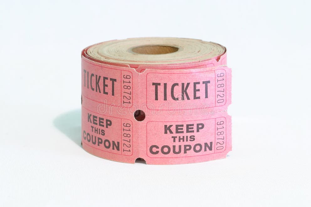 Roll of Tickets stock image. Image of draw, chance, close - 49723