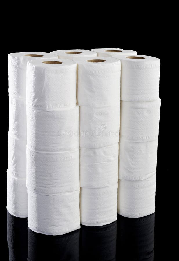 Roll tissue paper stock image. Image of clue, bathroom - 46582817