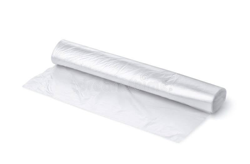 Roll of Transparent Packaging Plastic Bags Stock Image - Image of ...