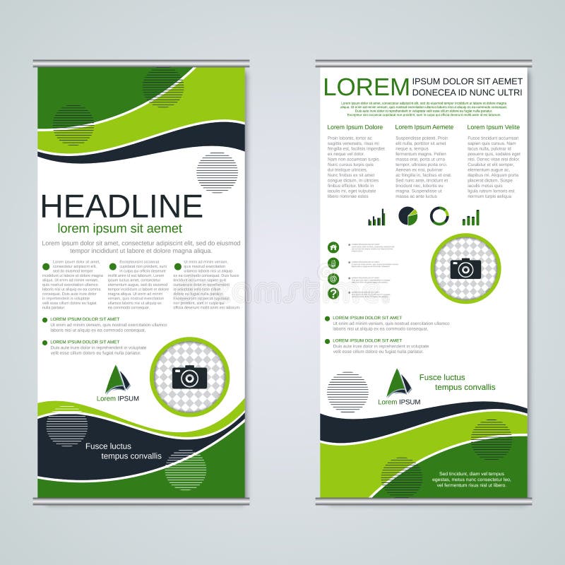 Modern Roll-up Business Banners Vector Template Stock Vector ...