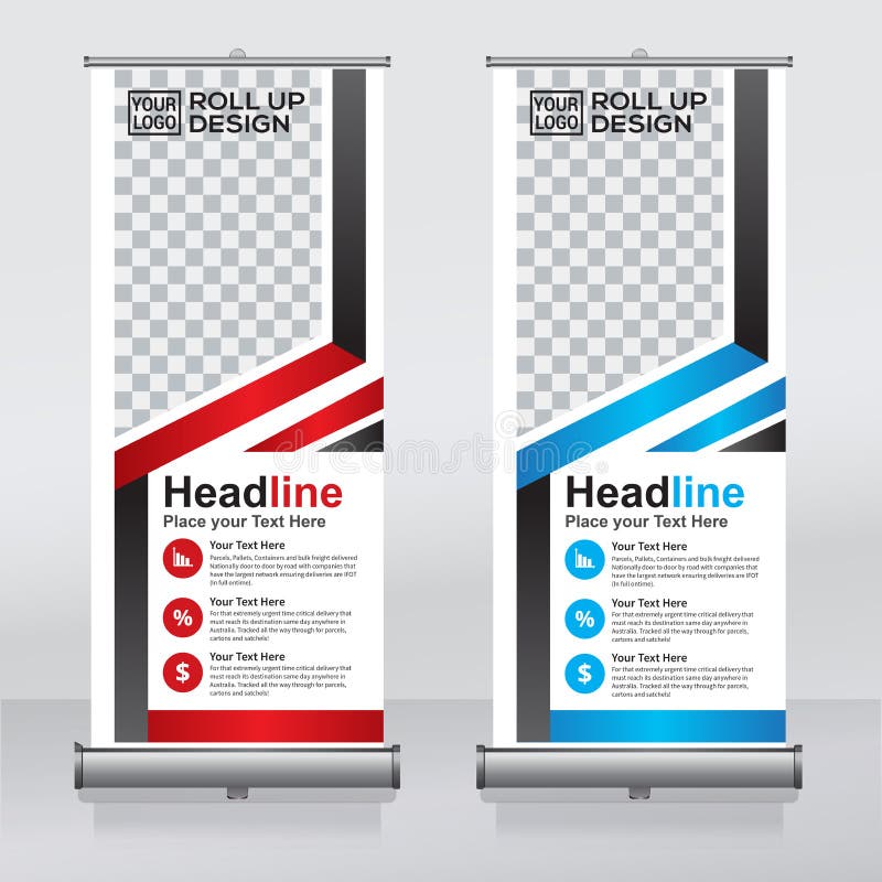 Roll Up Banner Template, Stand Design, Pull Up, Display, Advertisement ...