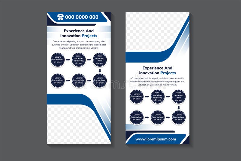 Roll Up Banner Design Use Headline Experience and Innovation Projects ...