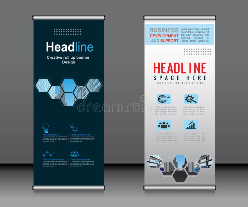 Roll Up Banner Template Design,banner Layout, Advertisement, Pull Up ...