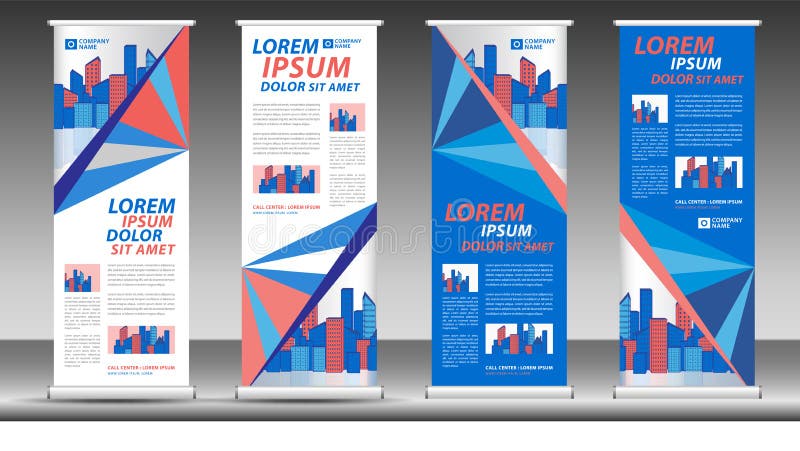 Roll Up Banner Template, Stand Design, Pull Up, Display, Advertisement ...