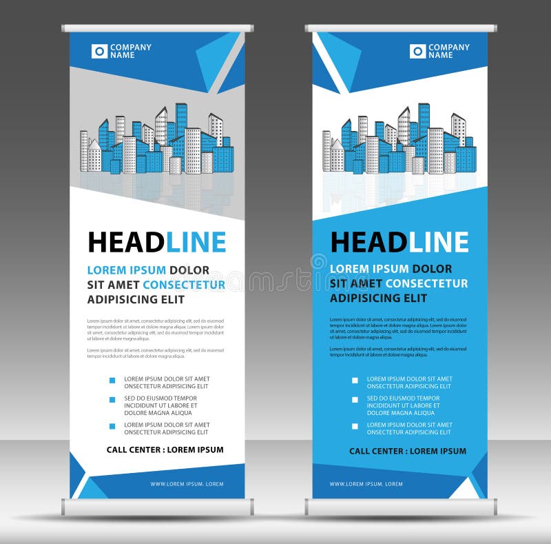 Roll Up Banner Template, Stand Design, Pull Up, Display, Advertisement ...