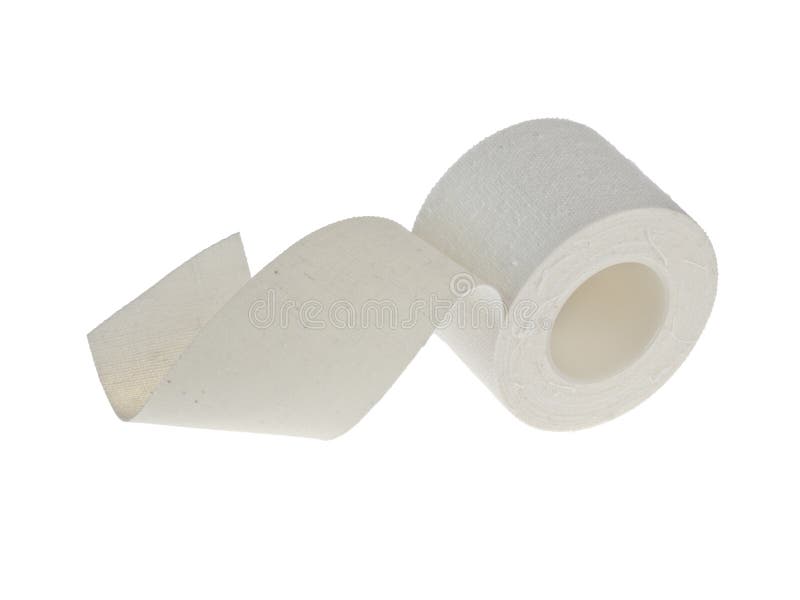 White Medical Gauze Bandage Stock Image - Image of material, roll: 14255451