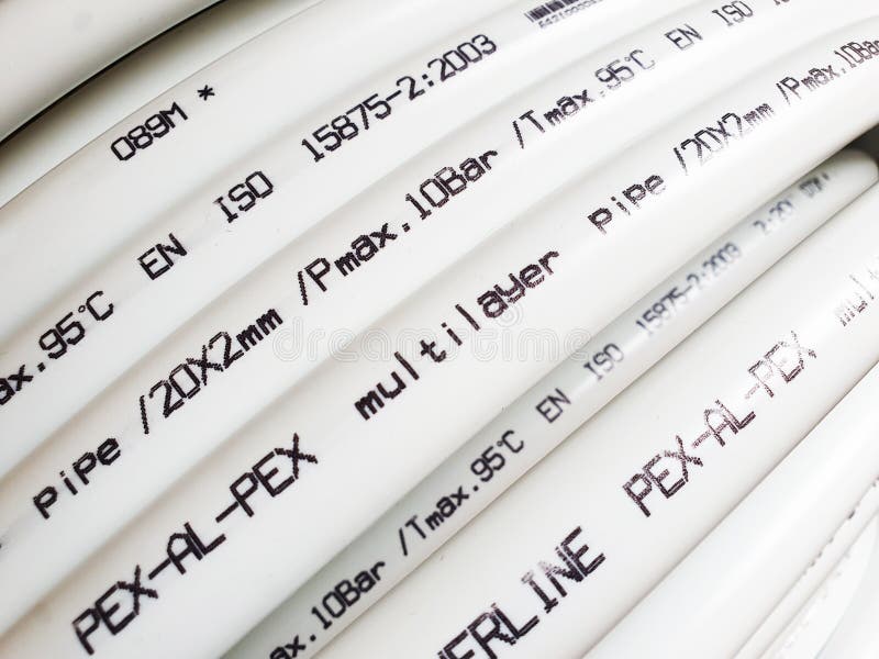 PEX-AL Plastic Multilayer Pipe Stock Photo - Image of roll, pipe: 275623950