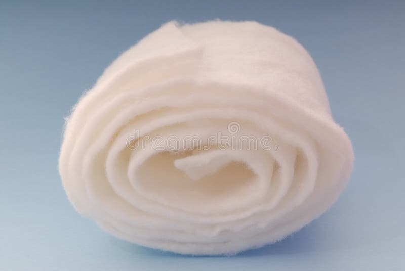 Roll of white sintepon stock image. Image of material - 35847819