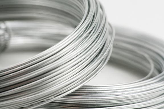 Roll of wire stock image. Image of wire, hardware, silver - 1498211