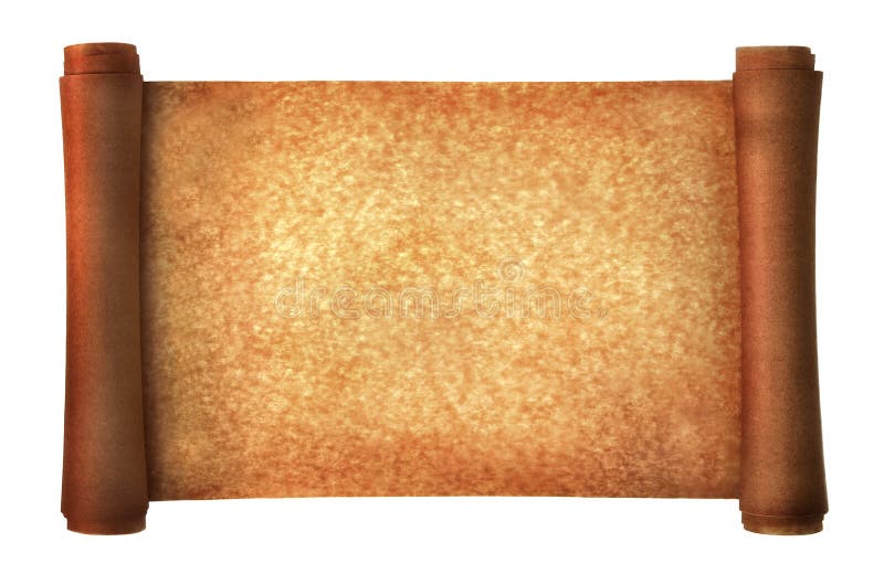 Rolle des Pergaments stockbild. Bild von mittelalterlich - 2911727